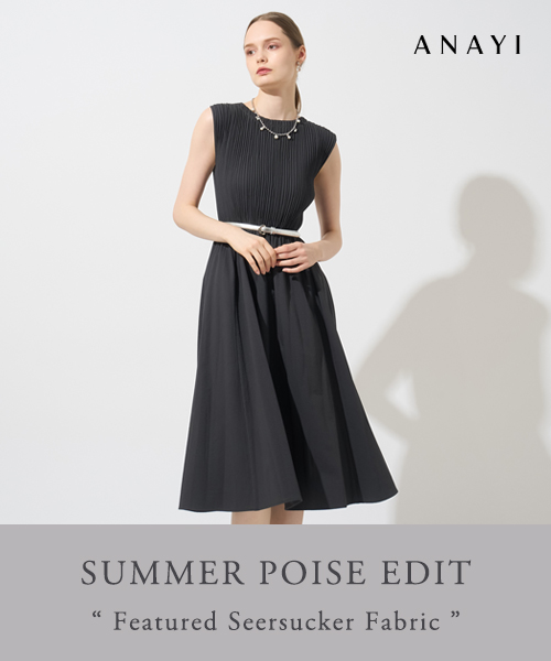 ANAYI - 【ANAYI】SUMMER POISE EDIT " Featured Seersucker Fabric ” | ファッション通販 タカシマヤファッションスクエア